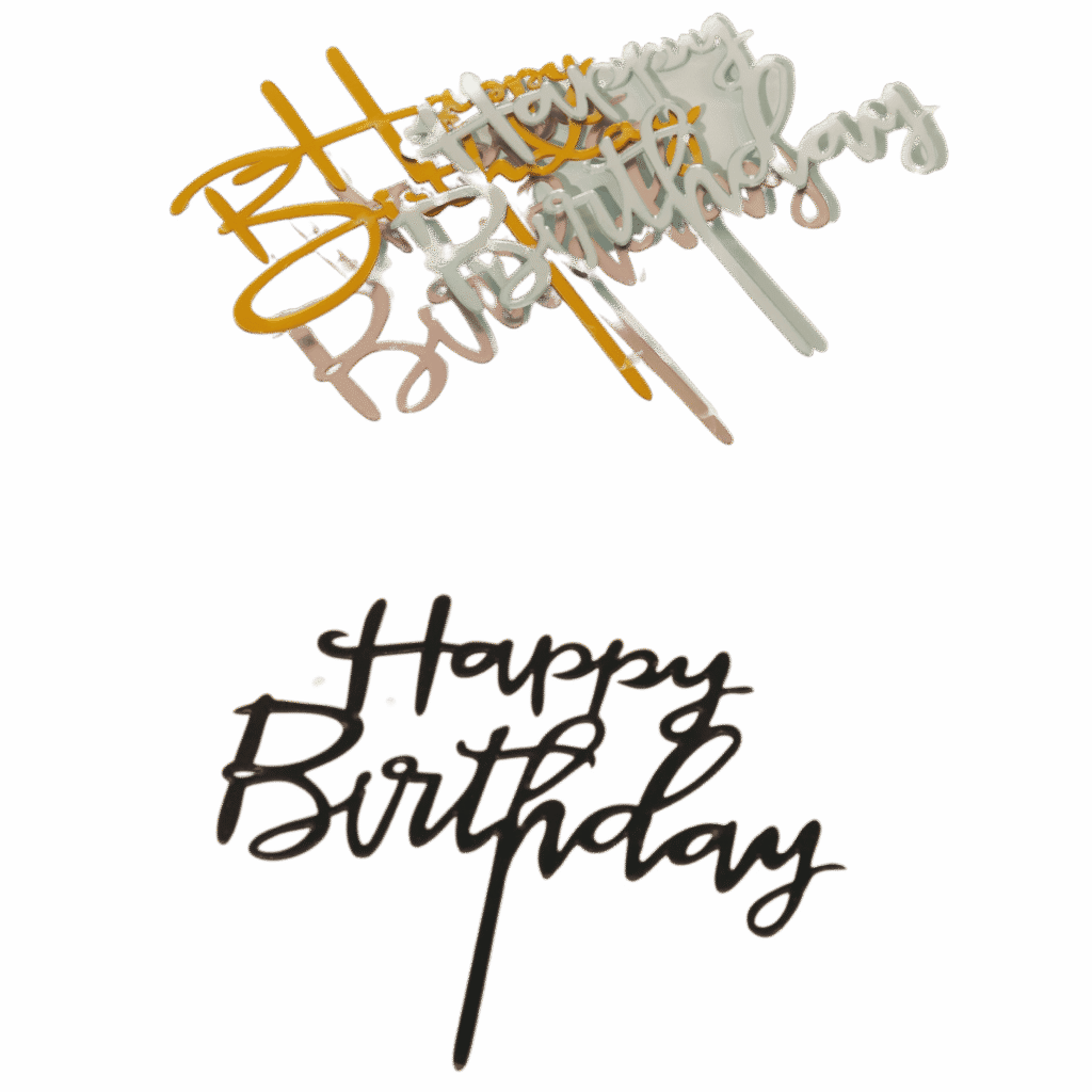 Happy Birthday Topper - Kek & Crust